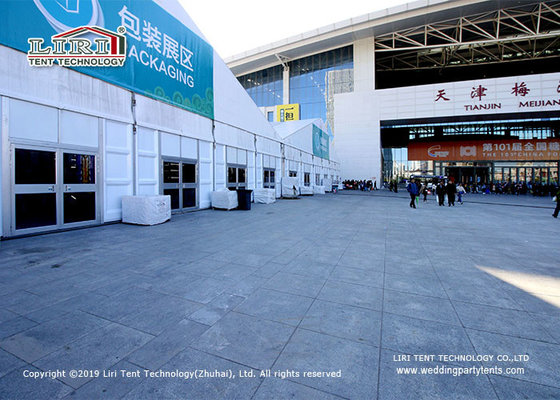 China Aluminum frame Trade show tent for exhibition, Factory Sale Aluminum Alloy Outdoor Trade Show Marquee Event supplier