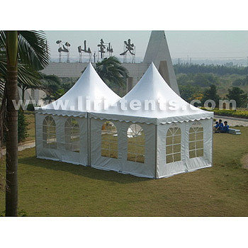 High Quality Aluminum and PVC Pagoda Tents, 6x6m outdoor events pagoda party tent marquee, Best Quality Pagoda Tents supplier