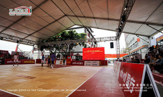 Double PVC Coated Fabric Big Sport Event Tents Size 204x120x3mm supplier