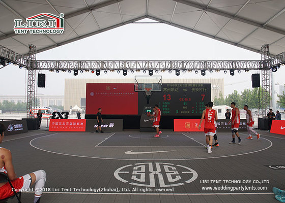 3-80m clear span aluminum and pvc tents for sports, big tents for sports court, temporary tructure for sports court supplier