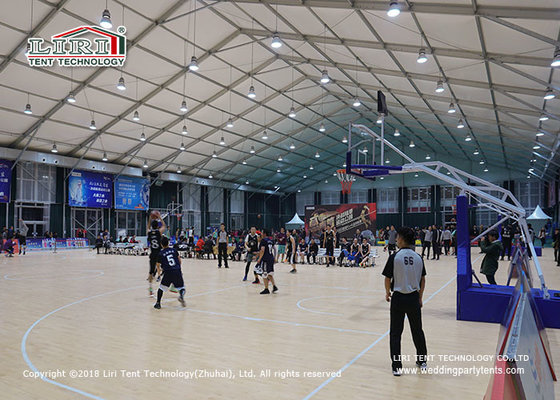 3-80m clear span aluminum and pvc tents for sports, big tents for sports court, temporary tructure for sports court supplier