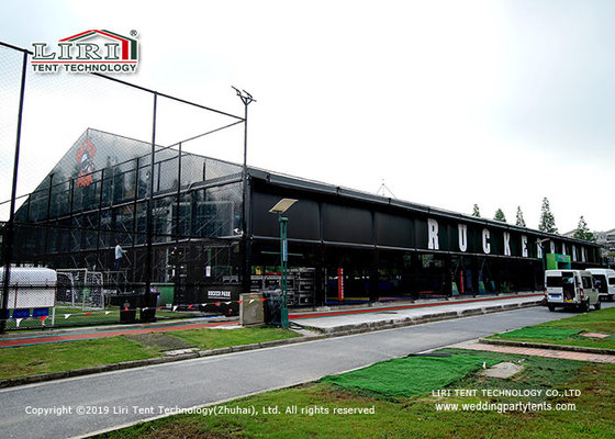Customized Clear Span PVC Sport Event Tents For Indoor Baseketball Court, Aluminum and PVC big tent for sports event supplier