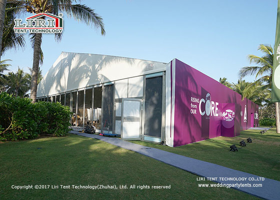 Large clear span aluminum and pvc tent for outdoor meeting, large outdoor meeting, temporary structure for conference supplier