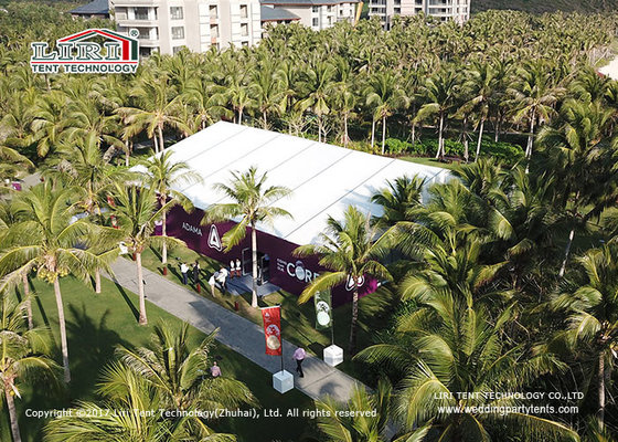 Large clear span aluminum and pvc tent for outdoor meeting, large outdoor meeting, temporary structure for conference supplier