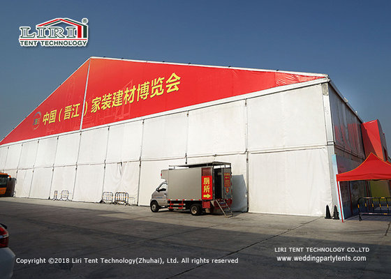 Waterproof 30m Width Clear Span PVC And Aluminum Marquee For Exhibition, Frame Structure Aluminum and PVC tent for expo supplier