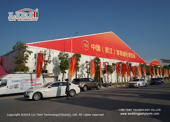 Waterproof 30m Width Clear Span PVC And Aluminum Marquee For Exhibition, Frame Structure Aluminum and PVC tent for expo supplier