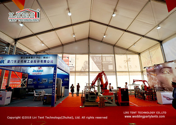 Waterproof 30m Width Clear Span PVC And Aluminum Marquee For Exhibition, Frame Structure Aluminum and PVC tent for expo supplier