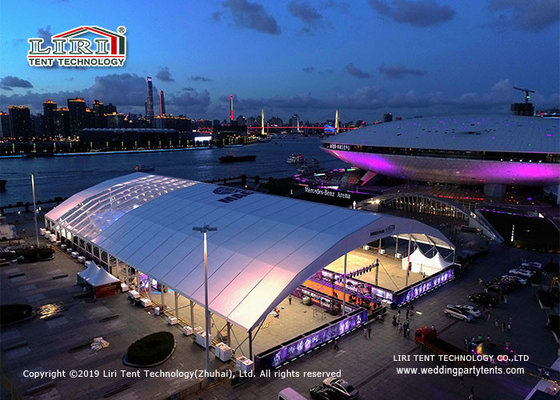 Large sports event tents, high quality cheap price large clear span aluminum and PVC tent, frame structure sport tent supplier