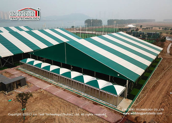 Aluminum frame marquee tent, big clear span aluminum and PVC event marquee tent, Aluminum frame tent with large span supplier