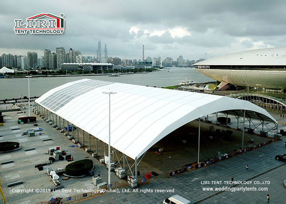 Clear Span 60m Aluminum Structure Tents, Aluminum and PVC large clear span frame tent, sports tent hall for sports event supplier
