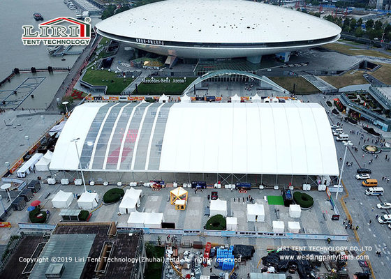 Big clear span frame tent marquee, Large Outdoor Aluminum Sports Marquee Tennis Court Tent supplier