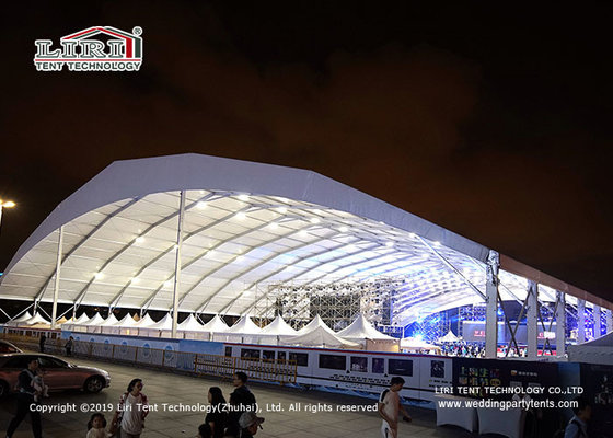 Large curve tent for tennis sport, Large Outdoor Aluminum Sports Marquee Tennis Court Tent supplier