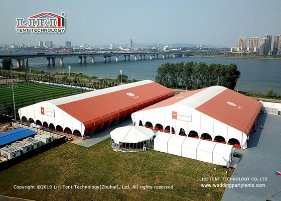 Large aluminum football stadium polygon sports event tent for sale, Tennis court canopy large outdoor space sport tent supplier