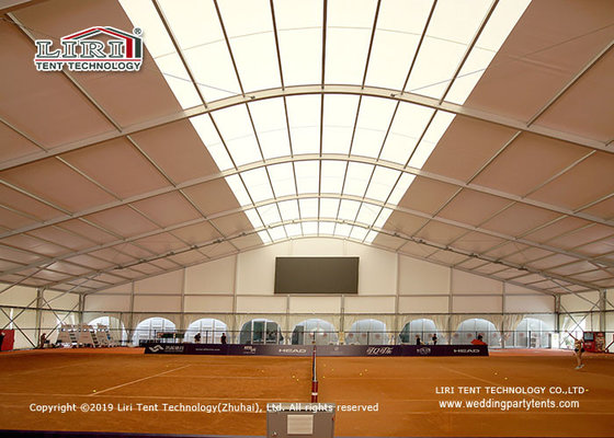 Large aluminum football stadium polygon sports event tent for sale, Tennis court canopy large outdoor space sport tent supplier