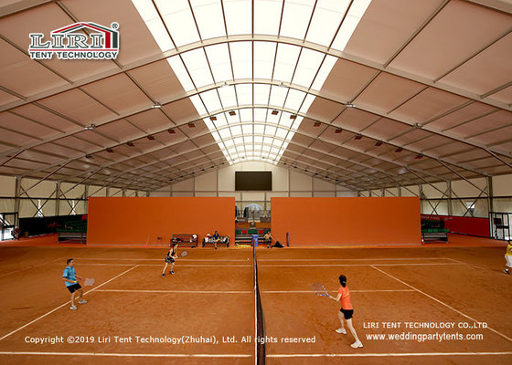 aluminium frame glass wall sport hall tent, Tennis court Cover Large Indoor Space Sport Tent from LIRI TENT supplier