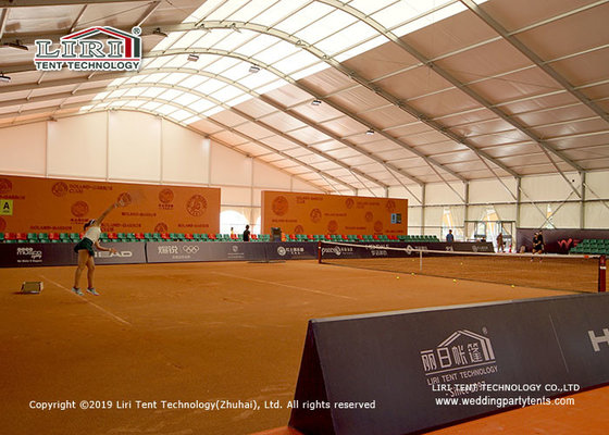 aluminium frame glass wall sport hall tent, Tennis court Cover Large Indoor Space Sport Tent from LIRI TENT supplier