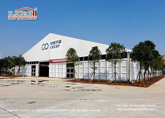 Big clear span outdoor event tent, 40X70M Large Flame Retardant Durable Tent for Medical waste disposal center supplier