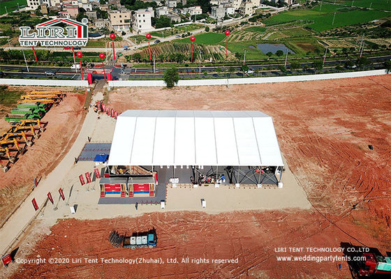 Clear span outdoor big german style hanger aluminum exhibition event tent, Aluminum Alloy Outdoor Opening ceremony tent supplier