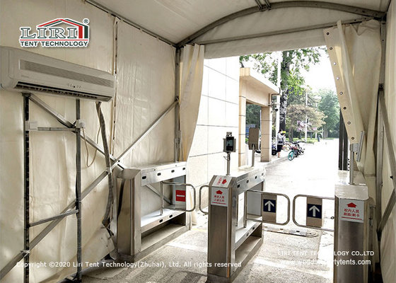 Pvc waterproof high quality disaster relief security check, Security Checking Point Tent for Epidemic Prevention Station supplier