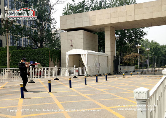 Pvc waterproof high quality disaster relief security check, Security Checking Point Tent for Epidemic Prevention Station supplier