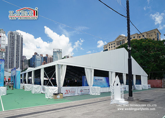 Large clear span outdoor promotion marquee celebration tent for event,Luxury Large Clear Span Aluminum Trade Show tent supplier