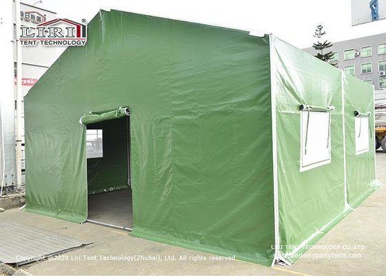 Outdoor Waterproof Flame Retardant Military tents for Army with Sidewalls, Custom canvas waterproof army military tent supplier