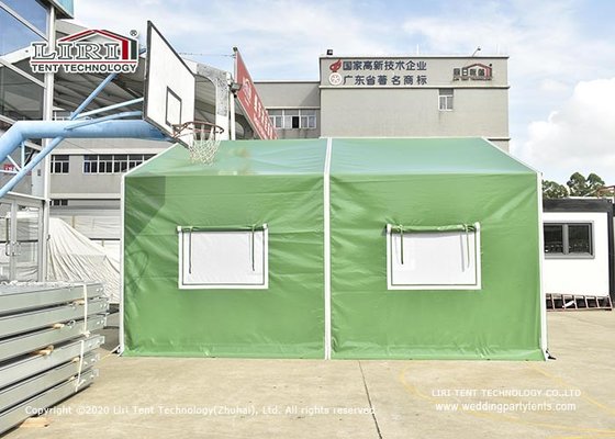 Outdoor Waterproof Flame Retardant Military tents for Army with Sidewalls, Custom canvas waterproof army military tent supplier