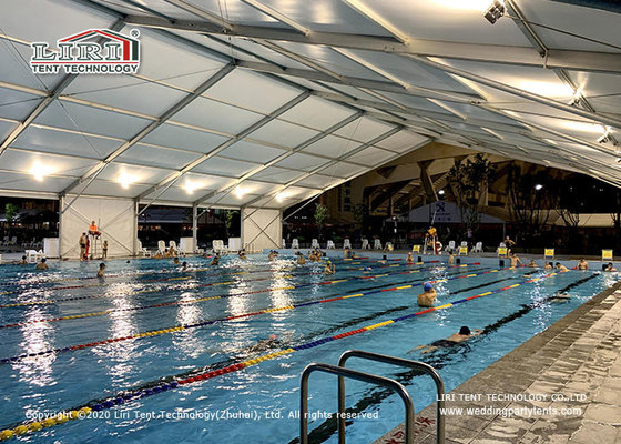 Large Indoor Swimming Pool Stadium Canopy Tent Polygon Sport Event Tent, Weather resistant Outdoor Sports Event Marquee supplier