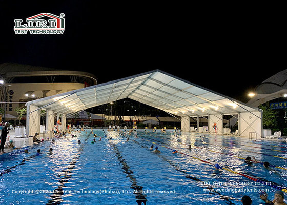 Large Indoor Swimming Pool Stadium Canopy Tent Polygon Sport Event Tent, Weather resistant Outdoor Sports Event Marquee supplier