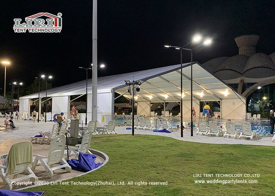 Large Indoor Swimming Pool Stadium Canopy Tent Polygon Sport Event Tent, Weather resistant Outdoor Sports Event Marquee supplier