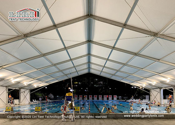 Large Indoor Swimming Pool Stadium Canopy Tent Polygon Sport Event Tent, Weather resistant Outdoor Sports Event Marquee supplier