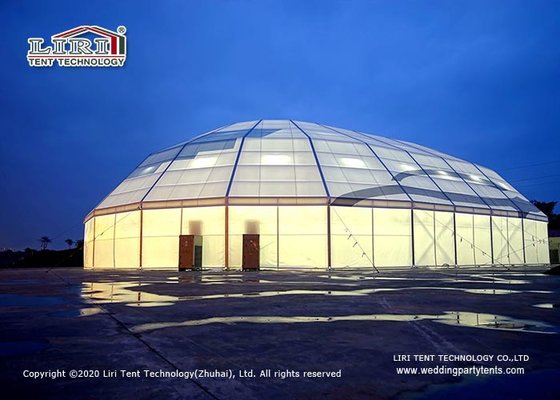 High quality alumium frame and PVC cover Outdoor Huge Clear Span Luxury Polygon Marquee Tent For Sports Event supplier