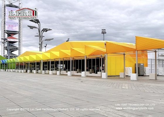 Large clear span Aluminum and PVC Tent Exhibitions Exhibition Tent Giant Outdoor Tent For Exhibitions Or Trade Shows supplier