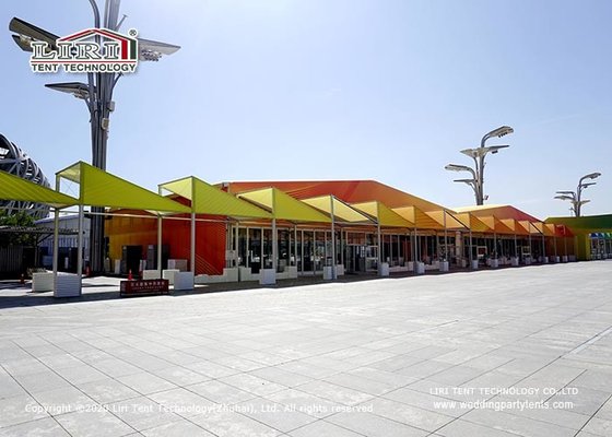 20x50m Outdoor Luxury Aluminum Trade Show waterproof Exhibition Event Marquee tent for Exihibition and Trade Fair supplier