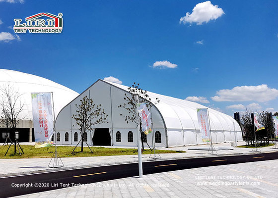 Curved Tent All Tent Temporary Chapiteau Curved Roof Structures Hall Tent, 15x30m Tent Curve Outdoor Aluminum Event tent supplier