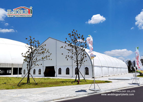 Curved Tent All Tent Temporary Chapiteau Curved Roof Structures Hall Tent, 15x30m Tent Curve Outdoor Aluminum Event tent supplier