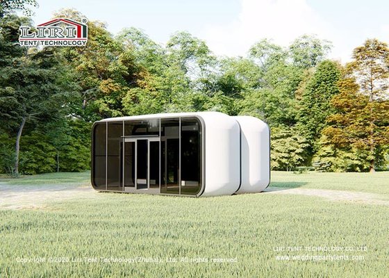 6-10m Glamping Backyard Home Gym Office Capsule Box Tent for Recording Studio supplier