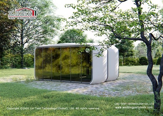 Waterproof Modular Box Pop Up Glamping Connect Pod Canopy Tent for Restaurants, Modular glamping tent supplier