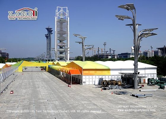 Custom outdoor aluminum 1000 people capacity wedding party event marquee tents, Outdoor Trade Show Tent Exhibition supplier