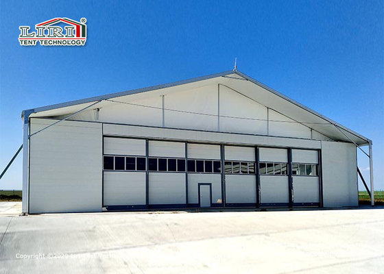 40m * 60m big span Aircraft Hangar, Fire Resistant And Durable Large Tents for aircraft hanger tent supplier