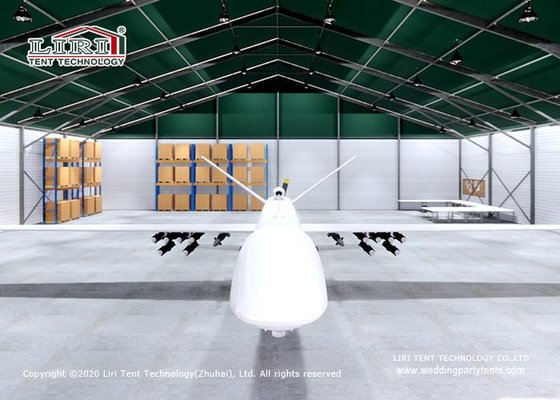 40m * 60m big span Aircraft Hangar, Fire Resistant And Durable Large Tents for aircraft hanger tent supplier