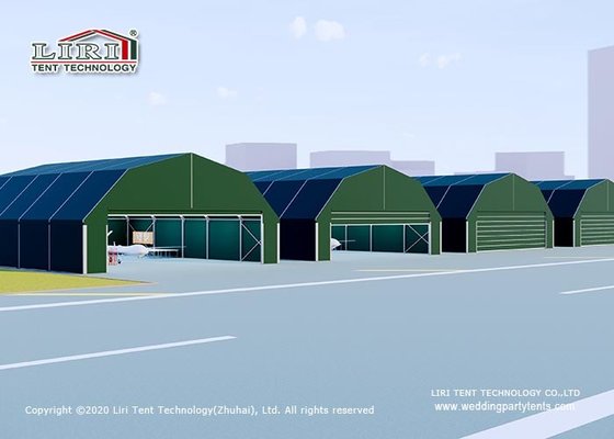 Customized aircraft tent aluminum structure marquee hangar tent, Hangar 30M Warehouse Helicopter Storage Tent Large hall supplier