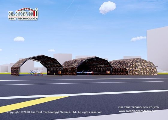 Customized aircraft tent aluminum structure marquee hangar tent, Hangar 30M Warehouse Helicopter Storage Tent Large hall supplier
