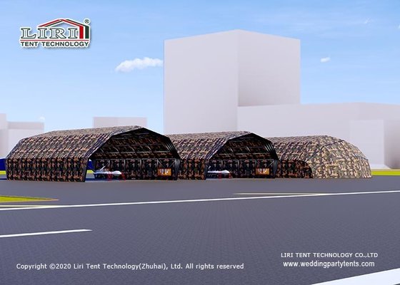 Customized aircraft tent aluminum structure marquee hangar tent, Hangar 30M Warehouse Helicopter Storage Tent Large hall supplier