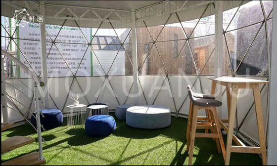 Double-deck structure of Hot Balloon Glamping Tent supplier