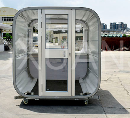 Removable mini glamping box used for stores and shops supplier