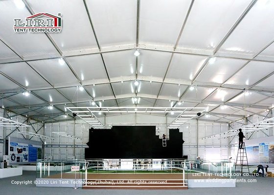 2 floors tents with ASB sidewalls for entertainment event supplier