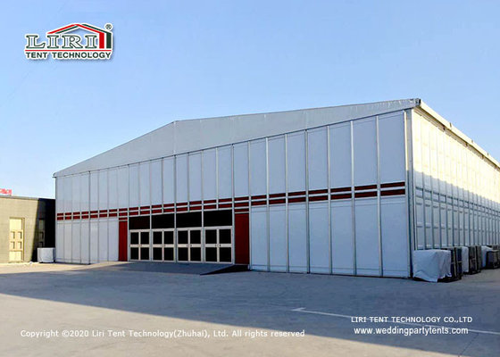 2 floors tents with ASB sidewalls for entertainment event supplier
