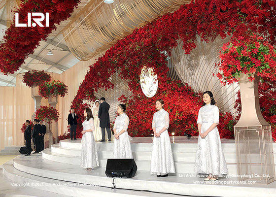 Luxury wedding tent with series decoration supplier