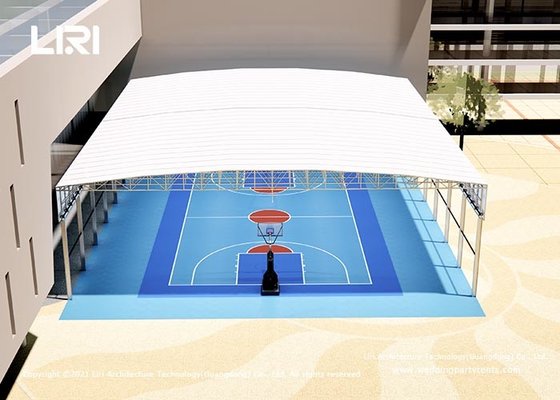 Outdoor indoor electric push-pull style sports event tent supplier
